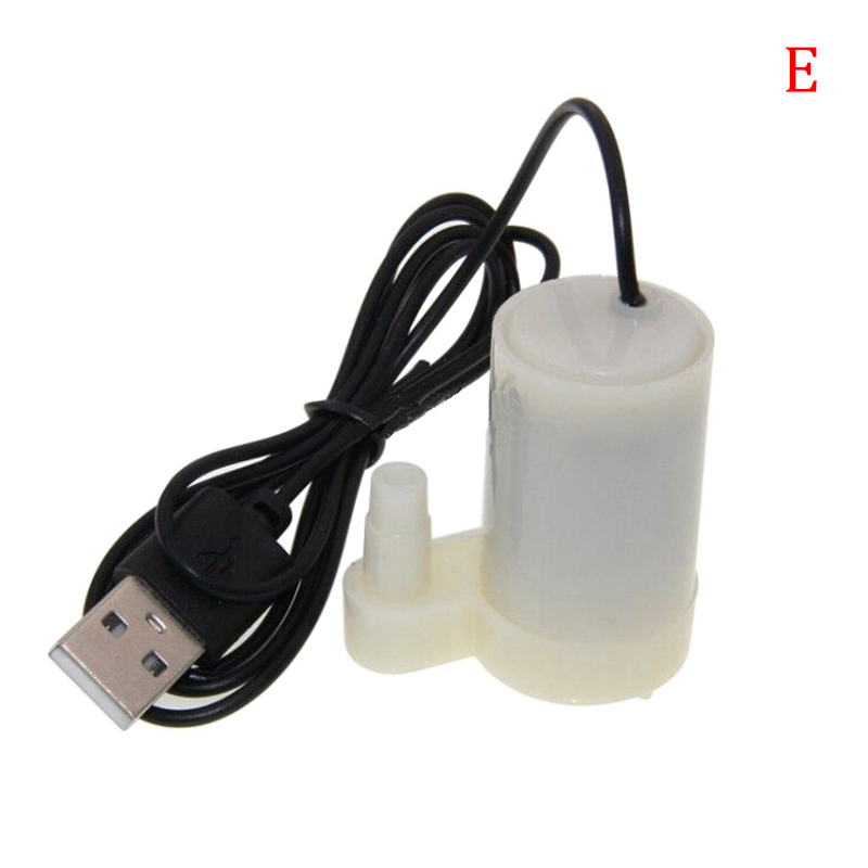 USB Micro Submersible Mini Water Pump for Fish Tanks Aquarium Fountain ...