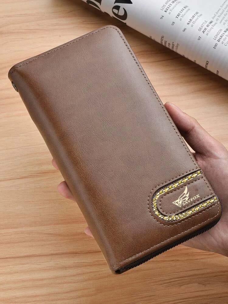 Wallet for Men | SAVFOX High-Quality Wallet | Fashion Long Wallet ...