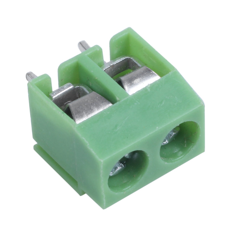 XHHDQES 100 Pieces 2 Pin 5 mm Pinch Mount Screw Terminal Block ...