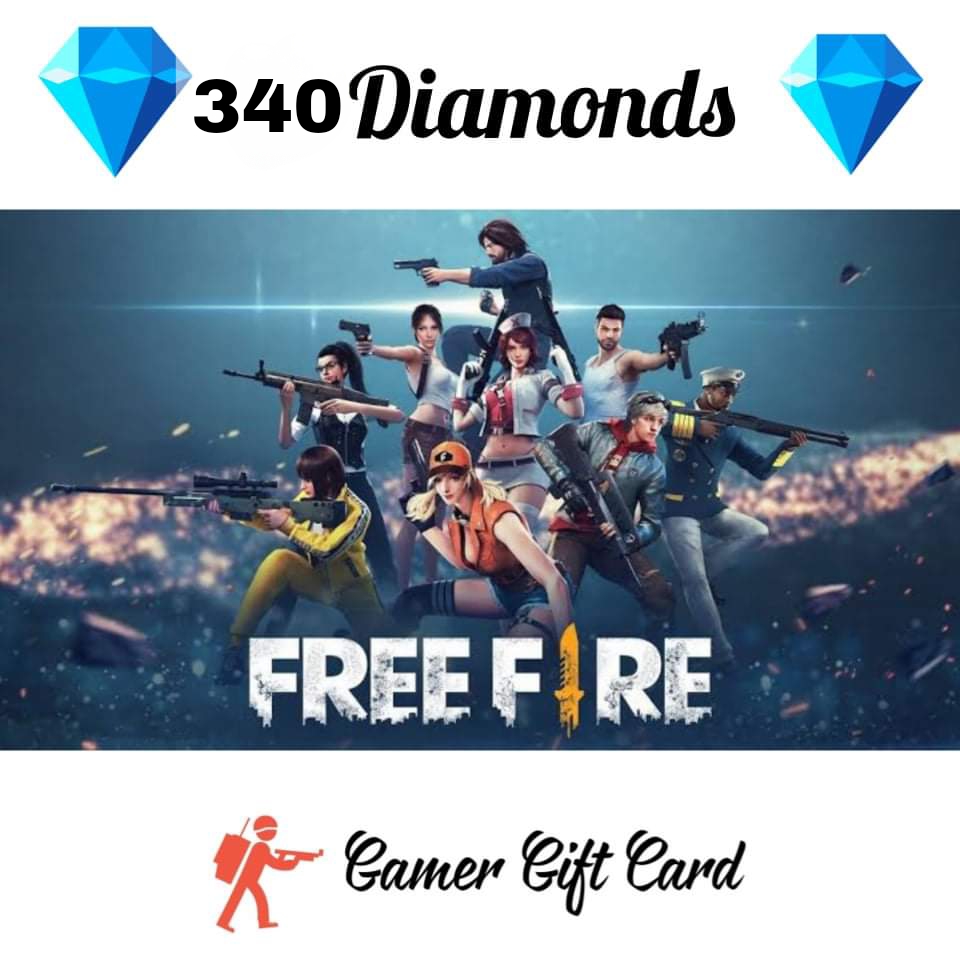 Garena Free Fire Diamonds 340 | Daraz.pk