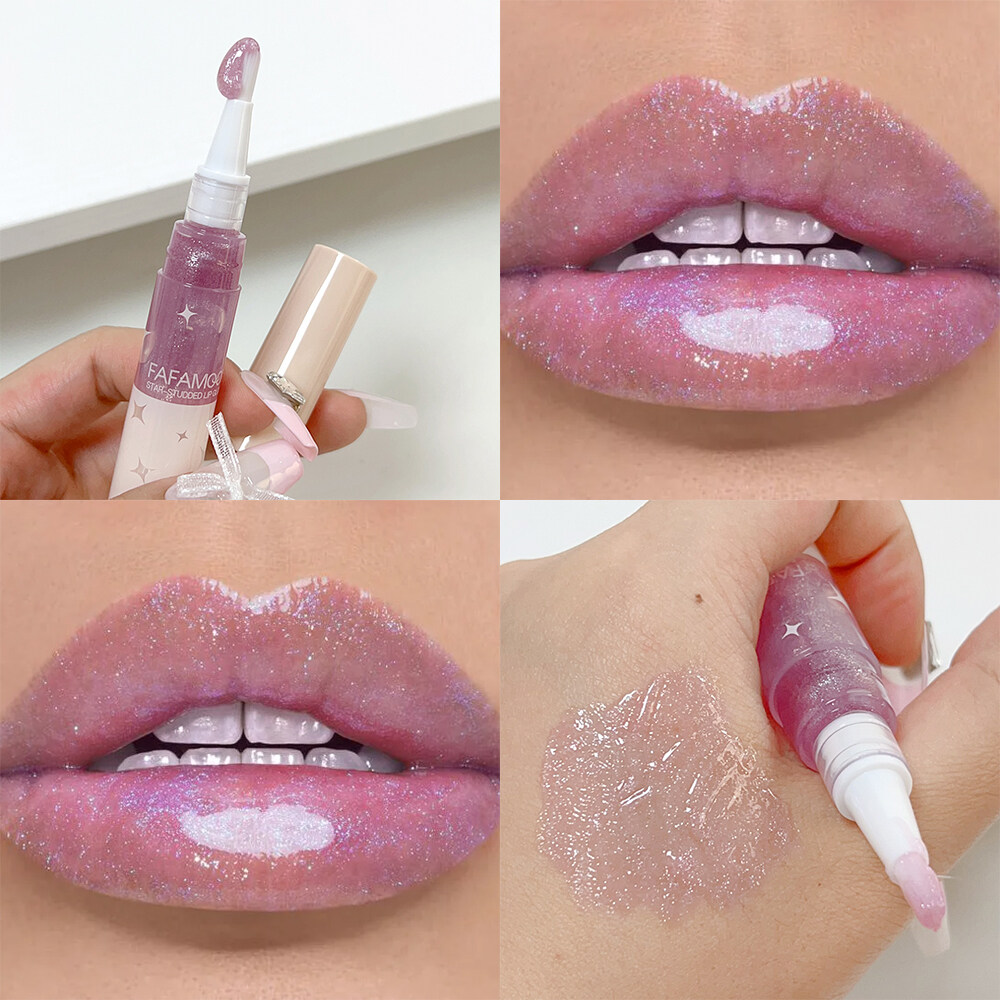 Pearlescent Rotating Lipstick Pen Makeup Waterproof Lasting ...