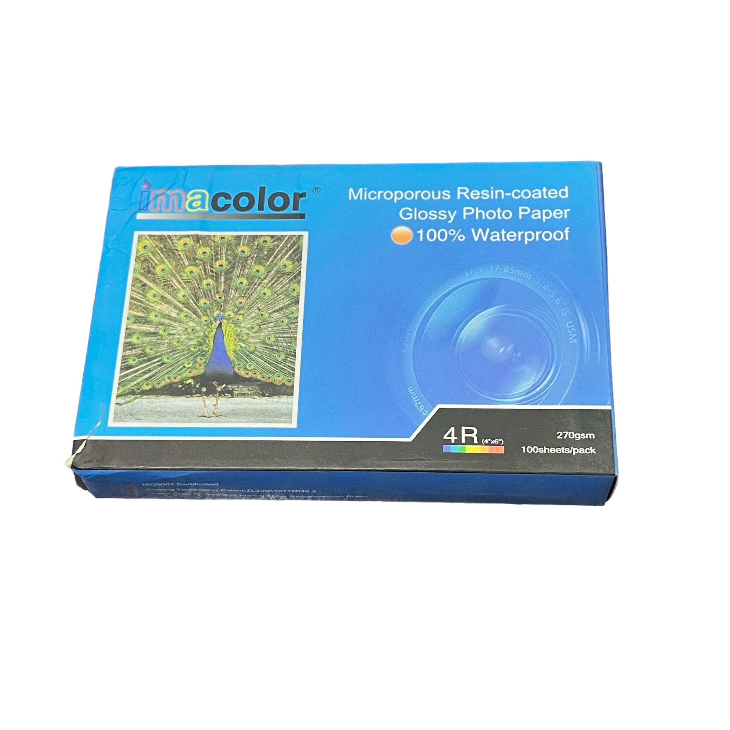 4R Glossy Photo Paper - Pack of 100 Sheets for Inkjet Printers | Daraz.pk