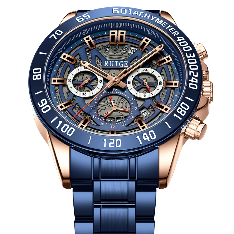 RUIGE New Fashionable and Trendy Men's Watch Multi functional Watch ...