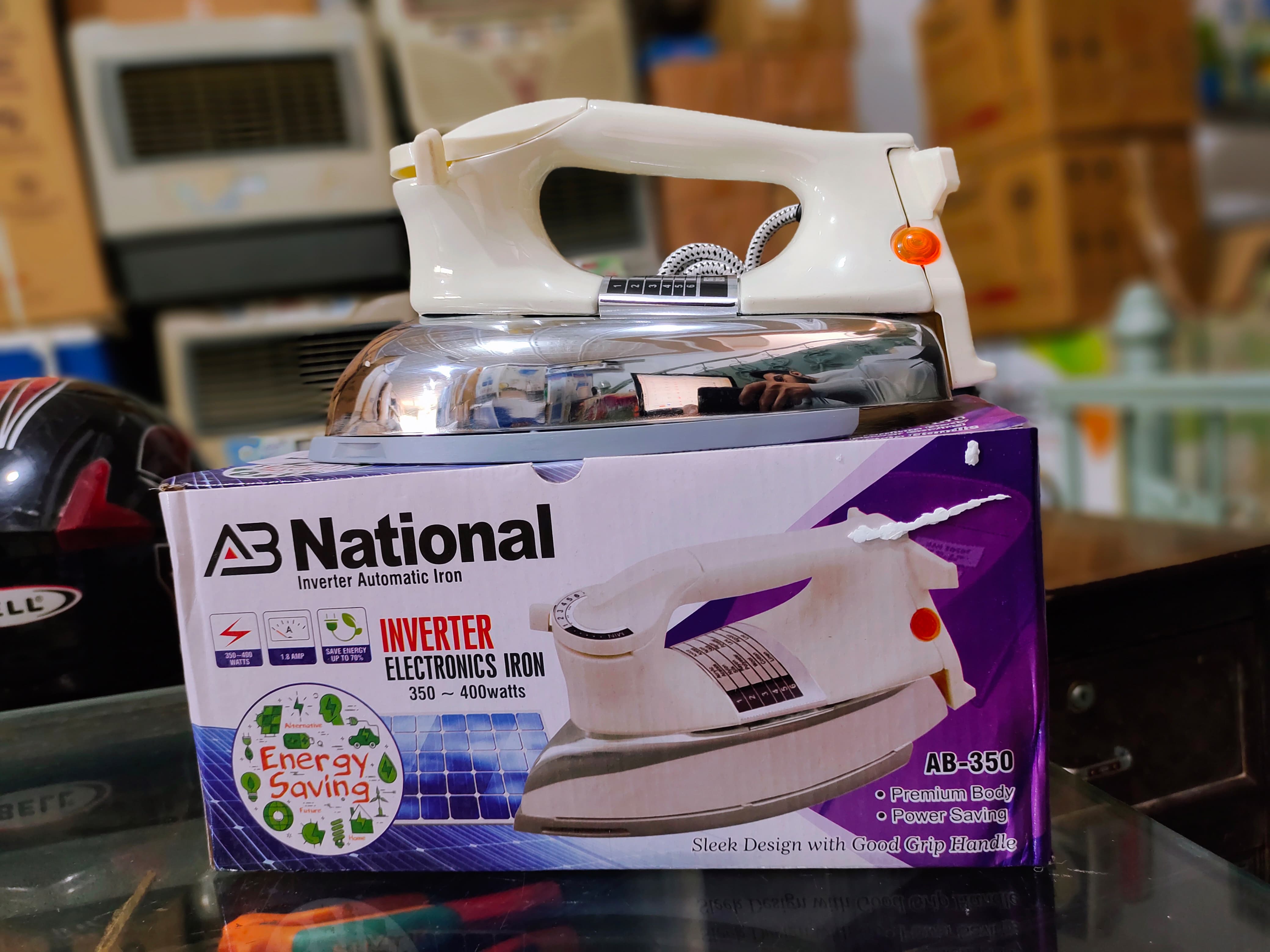 National Inverter iron 300 Watt, 350 Watt, 400 watt 1.8amp energy ...
