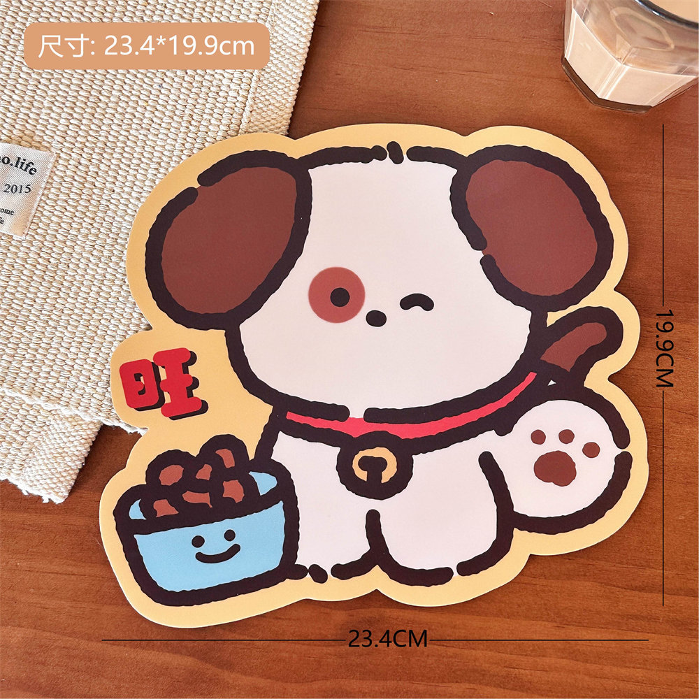 Girl heart cartoon mouse pad Small cute computer student office ...