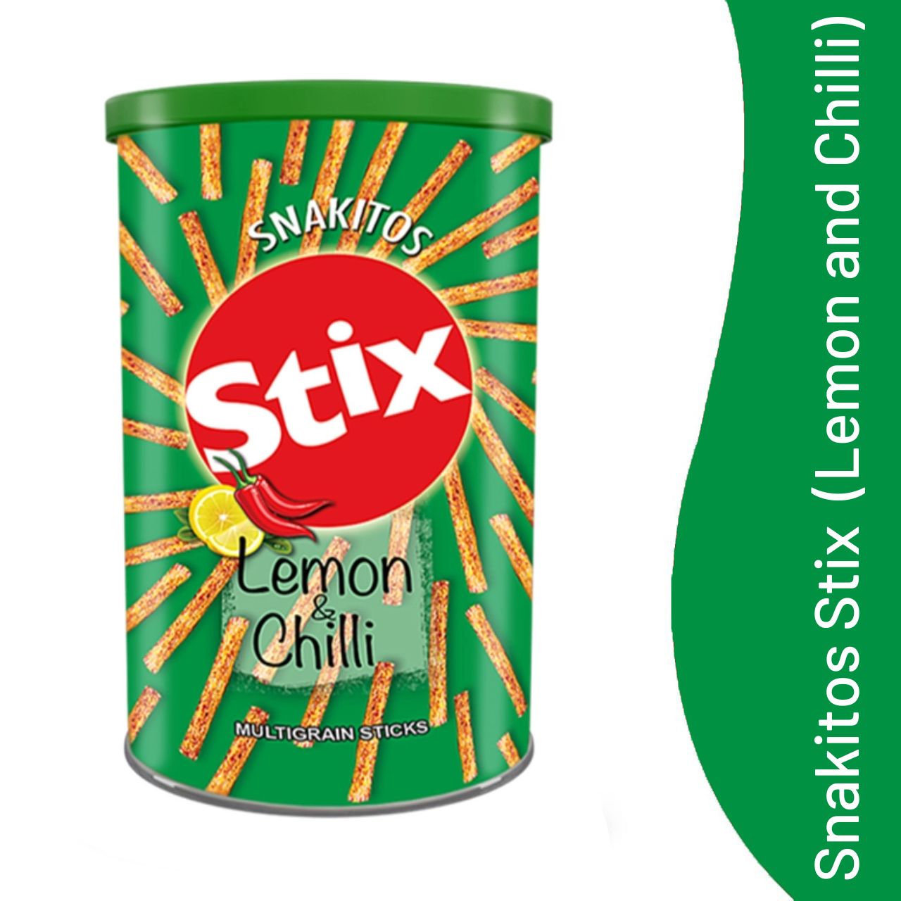 Snakitos Snakcs - Stix - Potato Slims - Lemon and Chilli - Ready to eat ...
