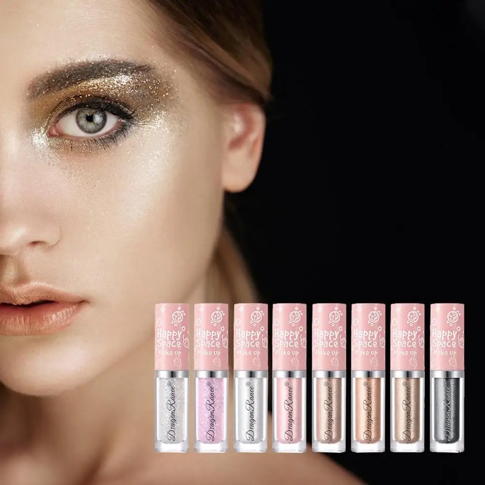 8 Colors Glitter Liquid Eyeshadow Highlighter | Daraz.pk