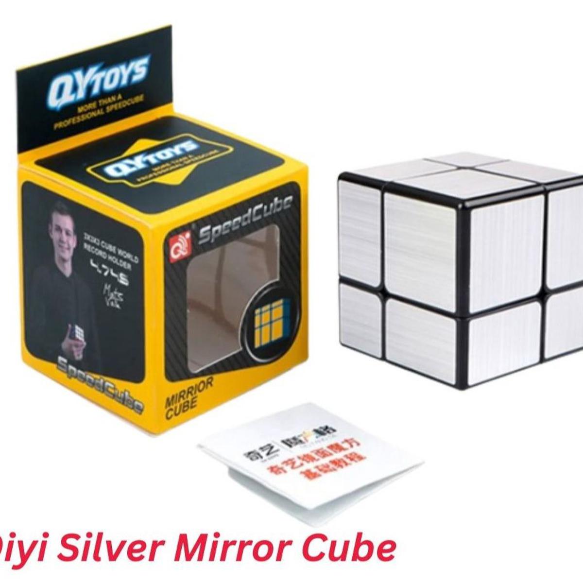 Original Qiyi Mirror Cube 2x2 Silver/Gold Stickerless Best Quality Fast ...