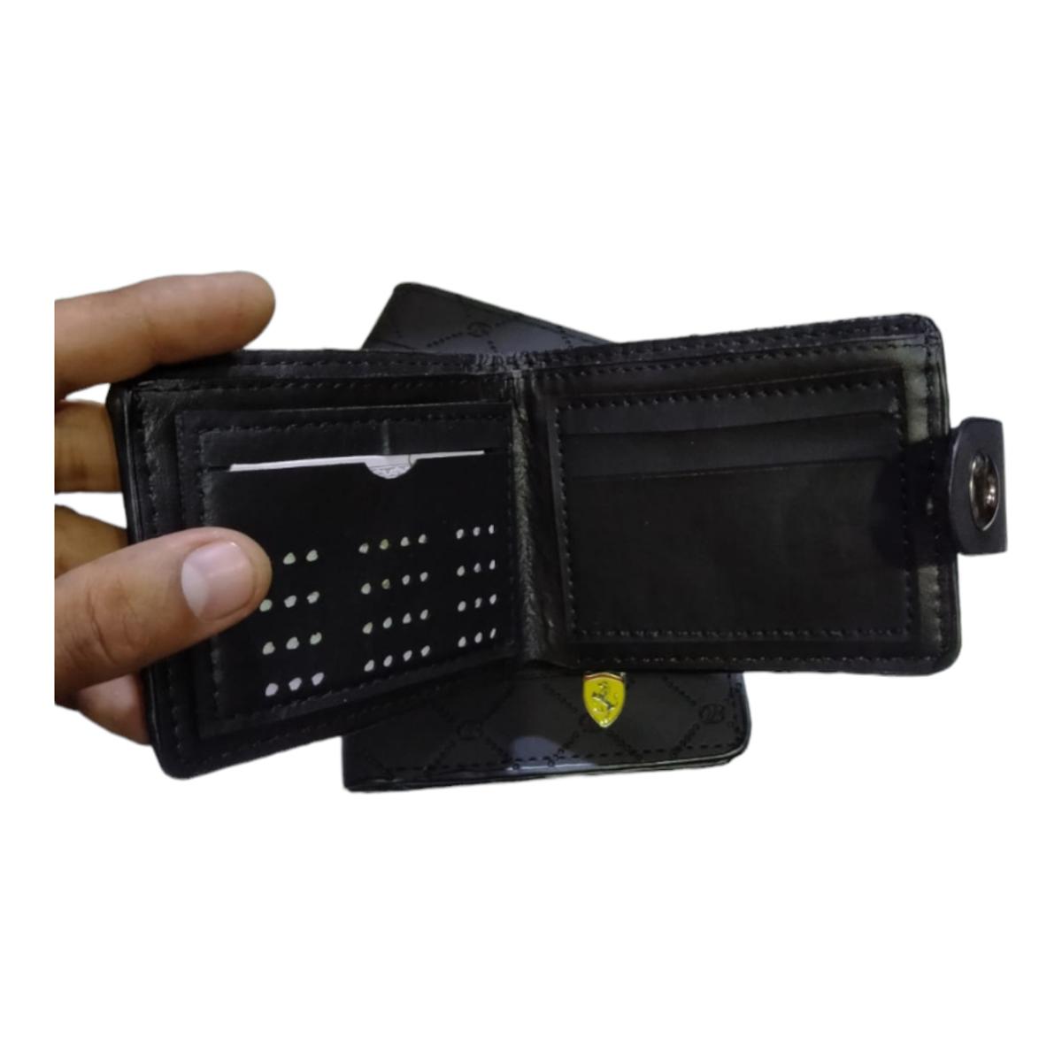 Fancy Leather Wallet, PU Leather Wallet, Mens Leather Wallet. | Daraz.pk