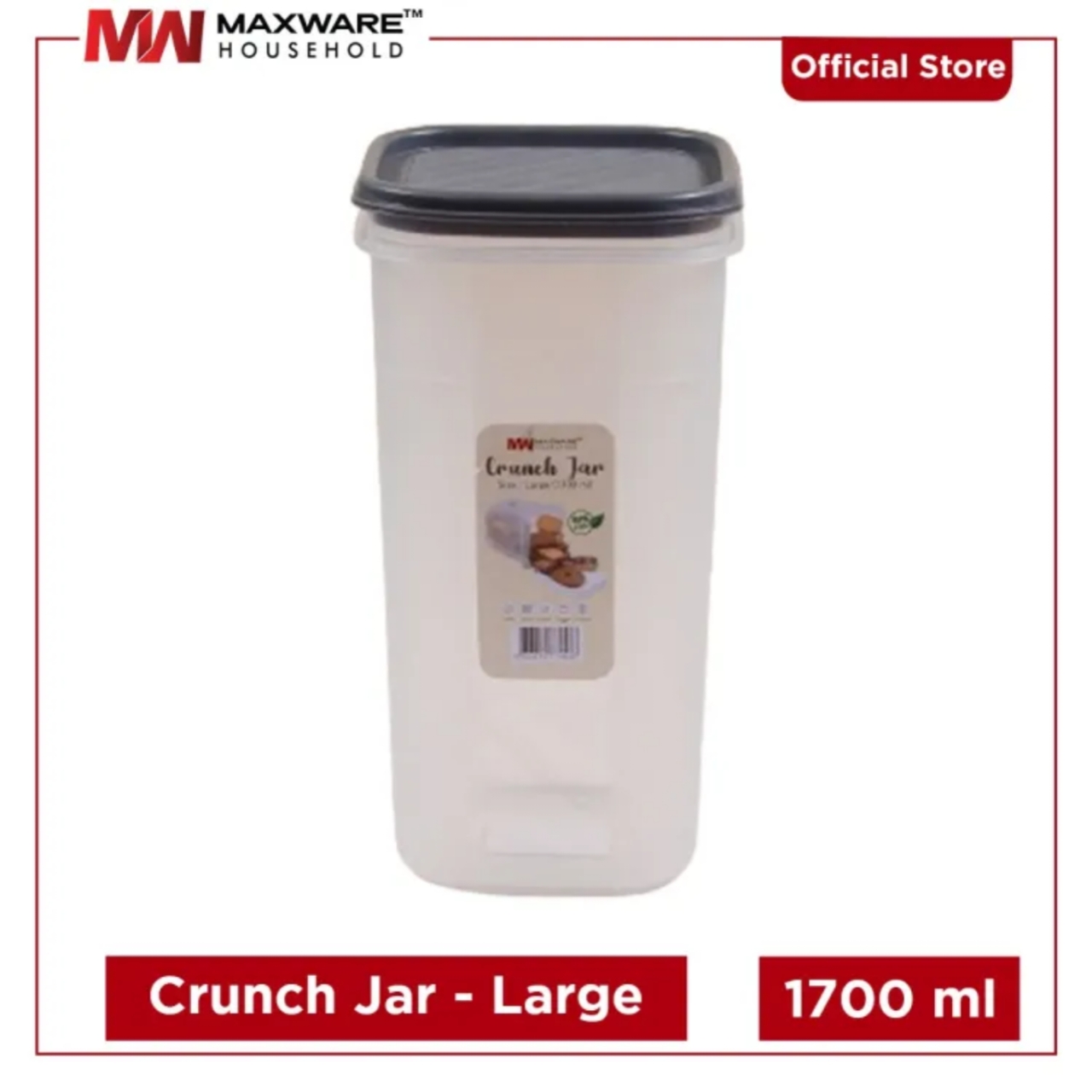 Kitchen organizer Crunch Jar Airtight container with lid kitchen ...