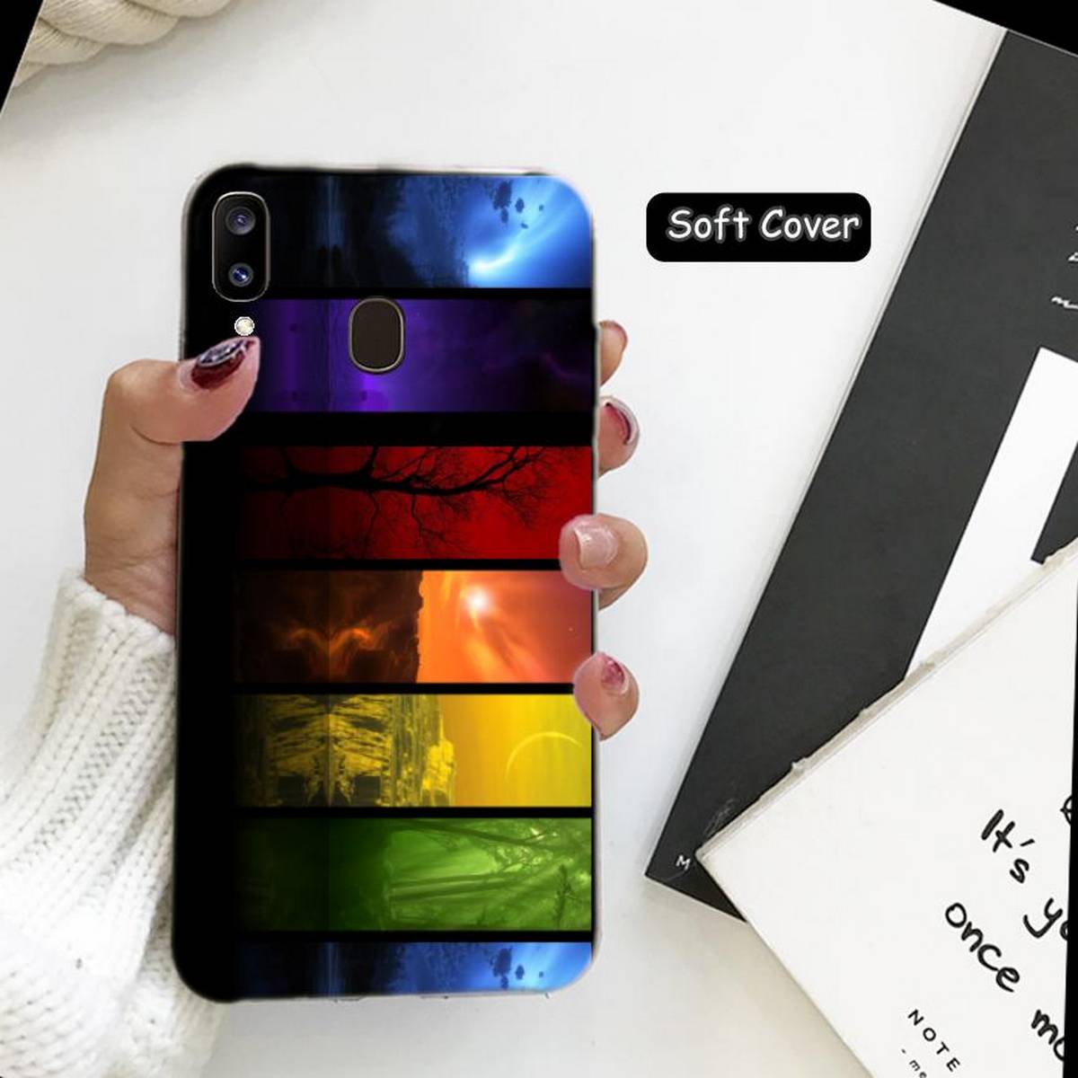 Samsung A20 Cover Case - Soft Cover - Art Style | Daraz.pk