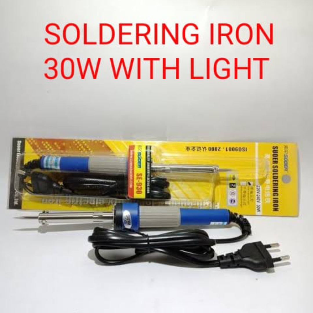 30W Soldering Iron with Light - Perfect for DIY Projects | 30 Watt ...