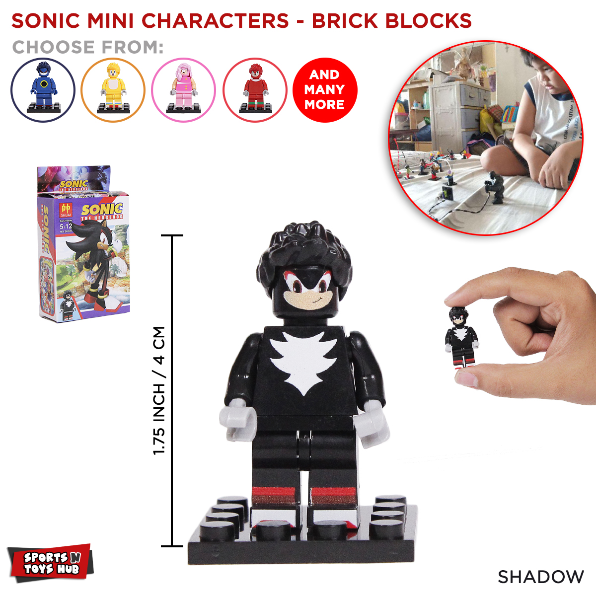 Sonic Mini Figure Collection, Disney Cartoon Character Minifigures Toy ...