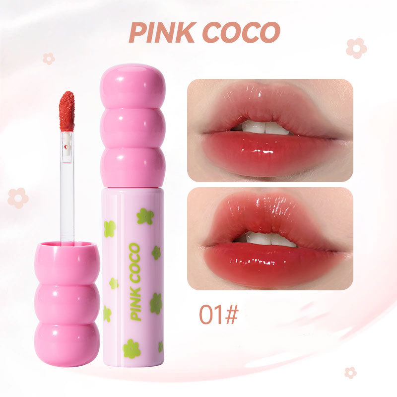Cute Mirror Glass Lip Gloss Moisturizing Lip Plumper Oil Anti-Cracking ...