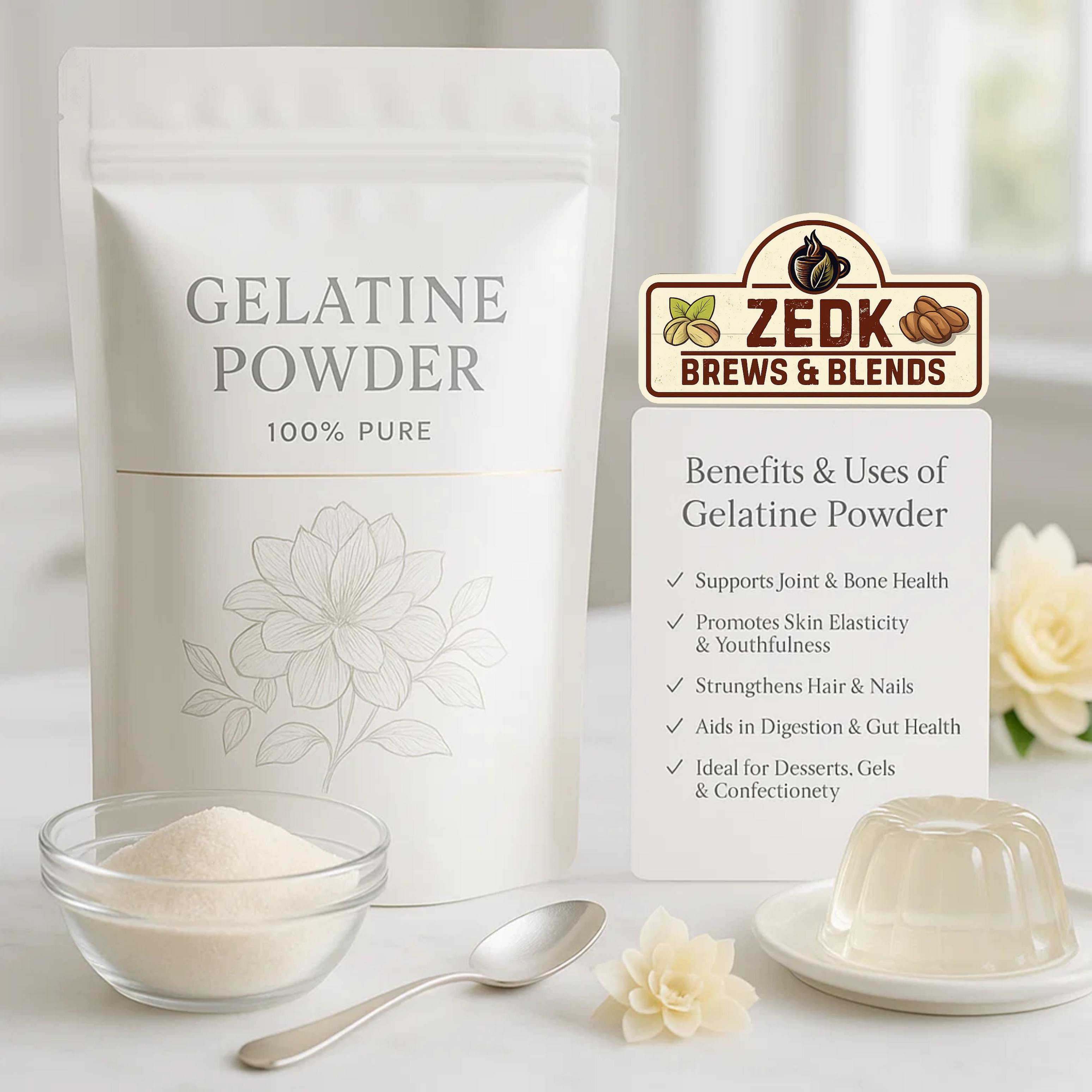 Gelatine Powder 100gram ( جیلاٹین پاؤڈر ) | Daraz.pk