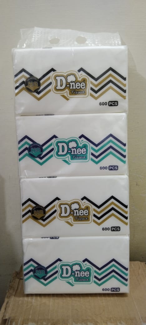 D-NEE Soft Pack Tissues 3 ply 600 Sheets (Pack of 4) | Daraz.pk