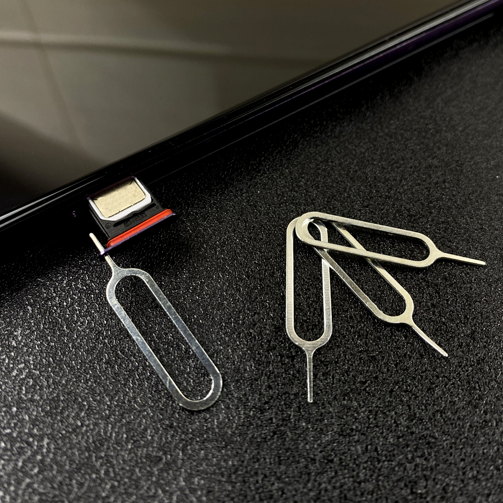 Sim Card Ejector Pin - Metallic Sim Ejector - Pack Of 5 -Universal Sim ...