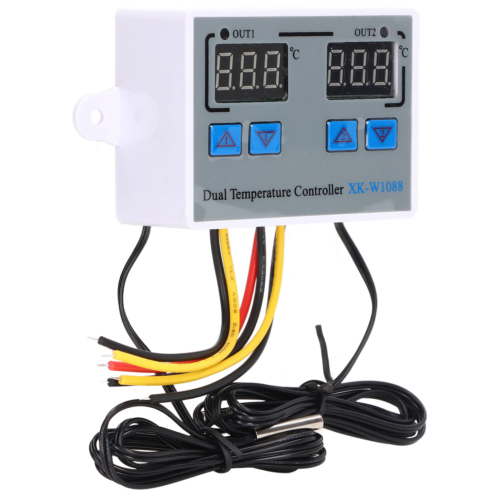 Dual Temperature Controller, Heating Cooling Digital Thermostat 12V ...