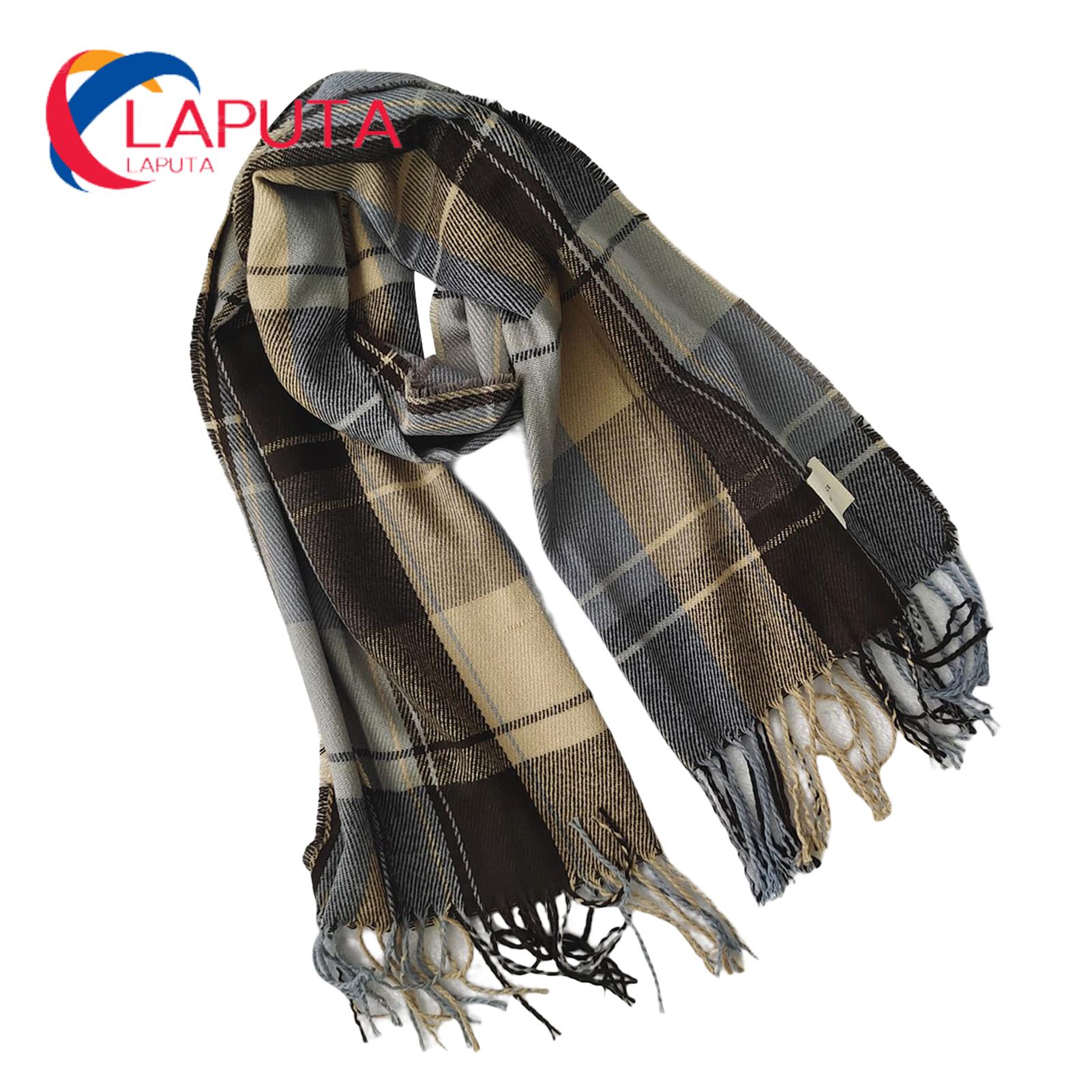 Wrap Scarf Classic Plaid Fall Winter Warm Women Shawl Scarf | Daraz.pk