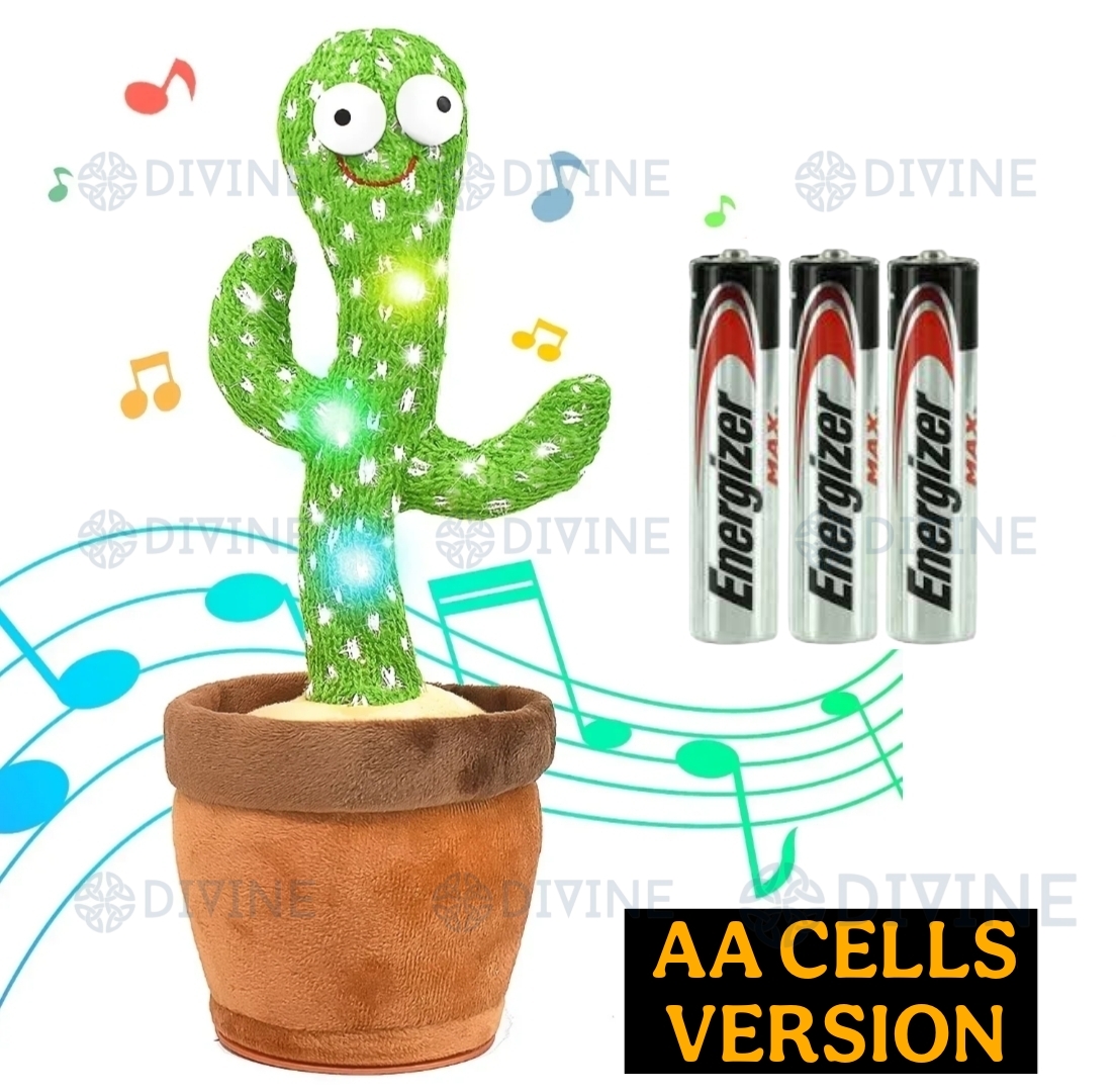 Cute Dancing Cactus Toy for Kids | Talking Dancing Shaking & Talk Back ...