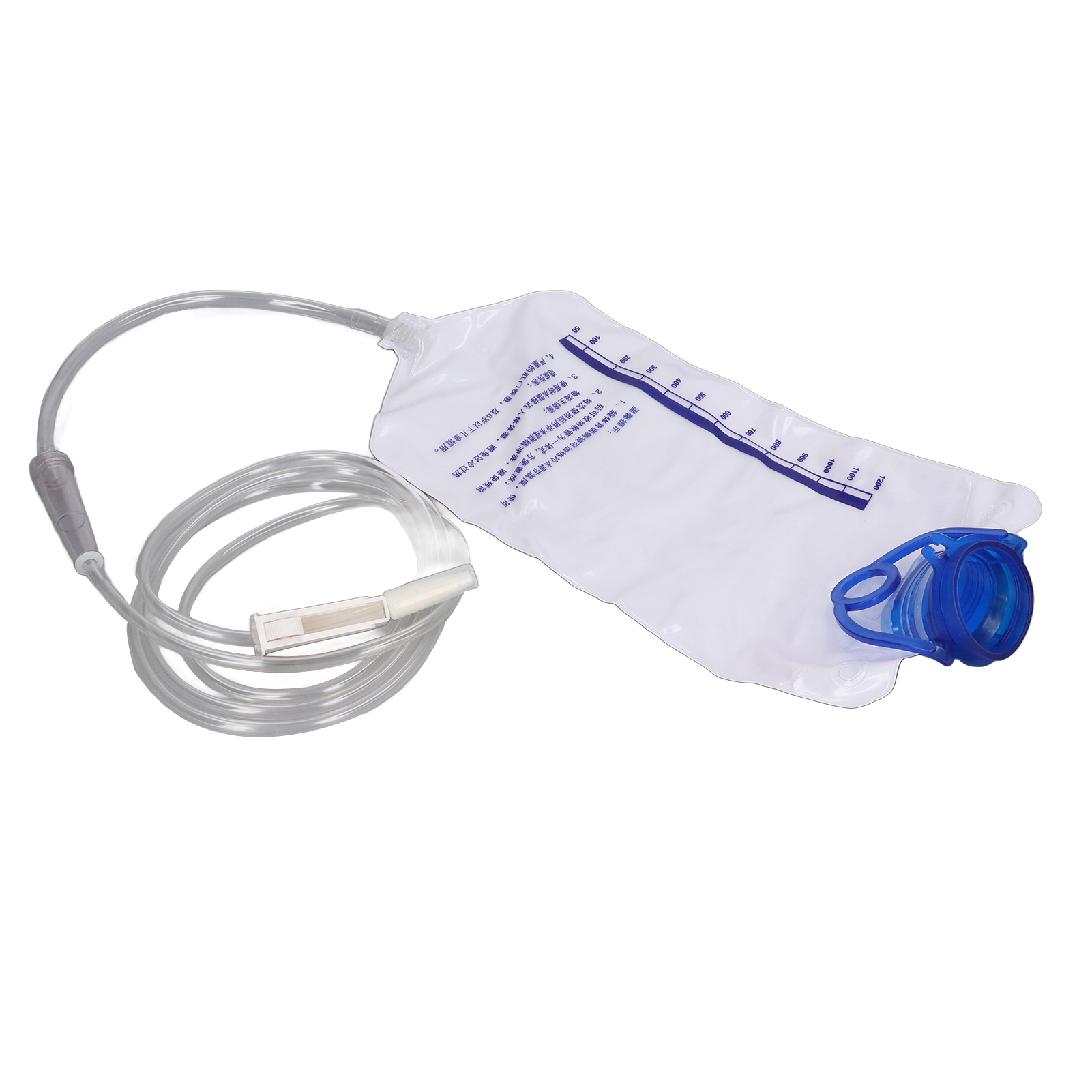 Home Enema Bag Kit 1200ml PVC Easy Operation Constipation Relief Coff ...