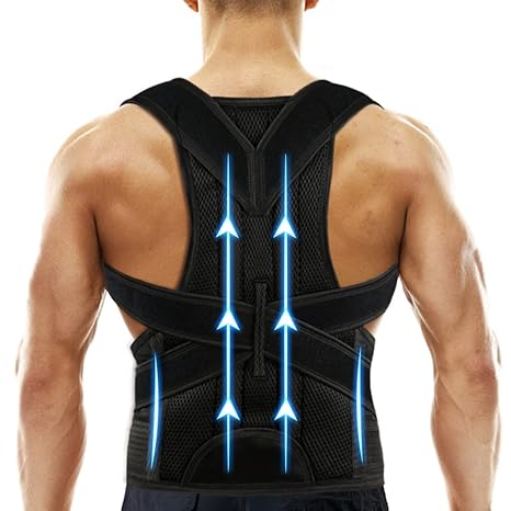 Back Posture Corrector Belt And Poster Correction Shoulder Support ...