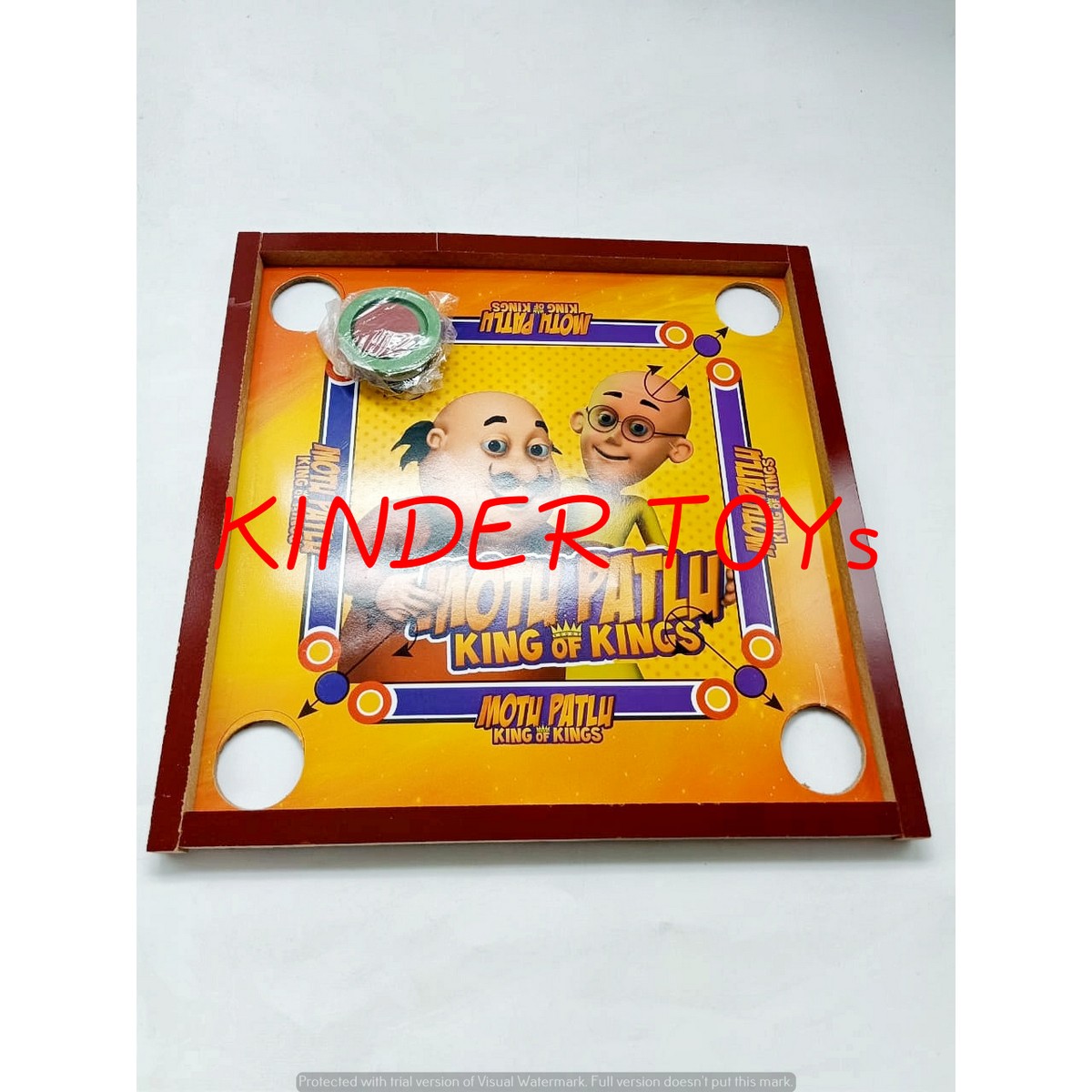 Cartoon Characters Wooden Carom/Carrom Board Game with Goti For kids ...