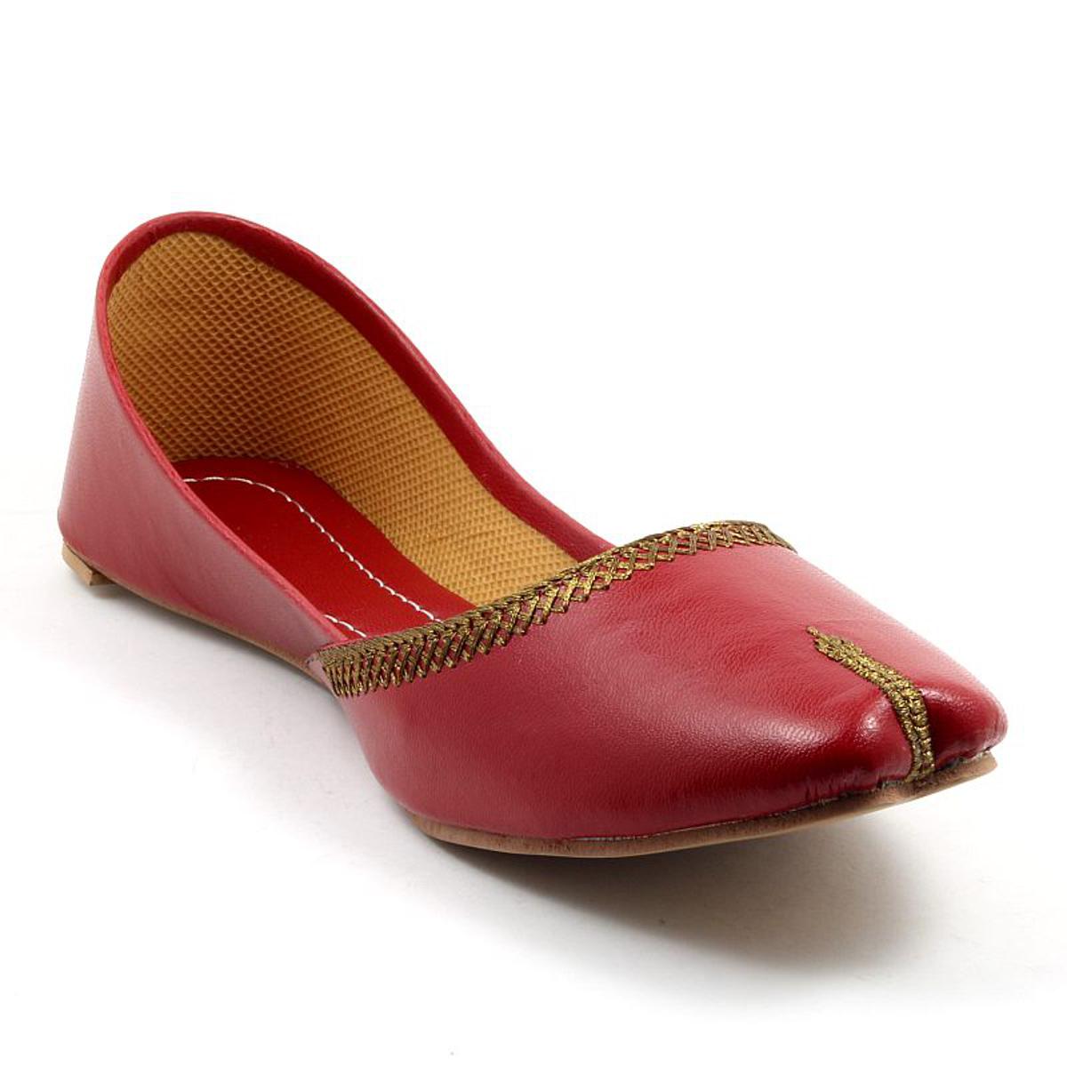 Traditional Red Khussa for Women Best Quality All Colors Zari Khussa ...