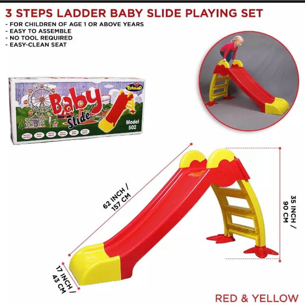 3 STEP LADDER BABY SLIDE FOR KIDS FROM 1-5 YEARS OLD CHILD MODEL 502 ...