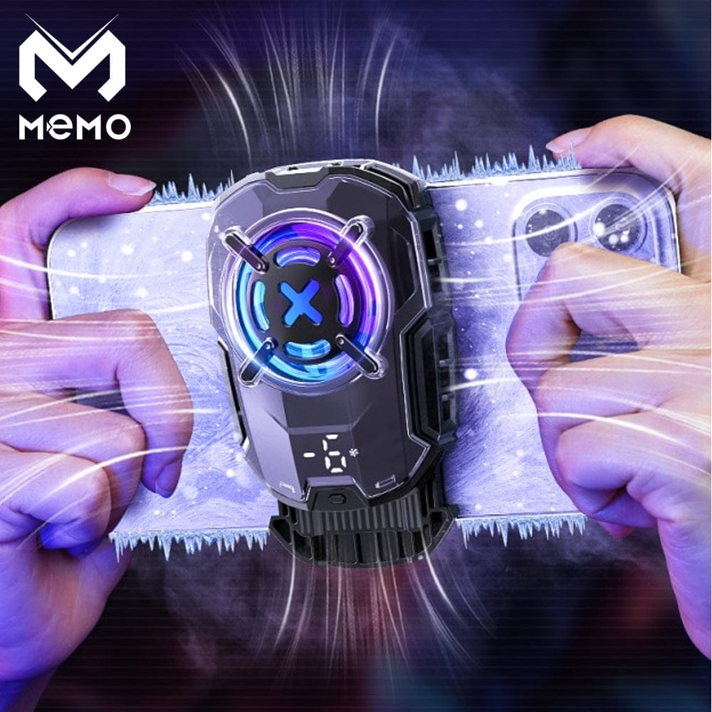 MEMO L01 Mobile Radiator Phone Cooling Fan Case Cold Wind Handle Fan ...