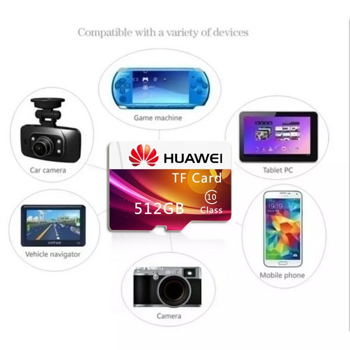 【COD + Gift】Huawei TF card C10 Flash Memory card, 8GB 16GB TF Memory ...