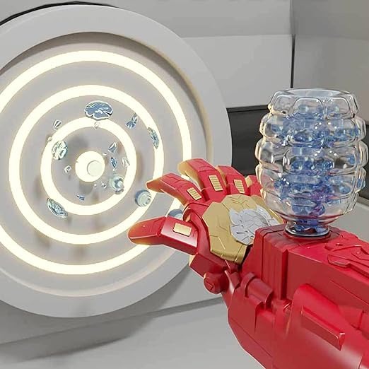 Iron Man Electric Arm Gel Blaster Water Bomb Blaster Gauntlet Launcher ...