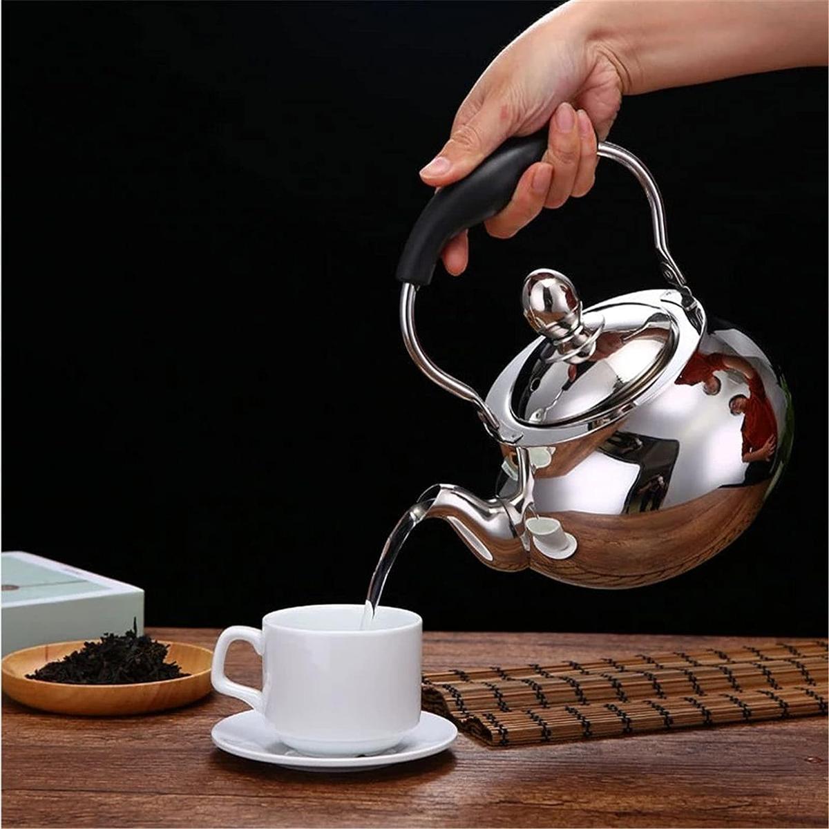 2.5L Capacity Stove Top Stainless Steel Kettle, Tea Pot, Tea Kettle ...