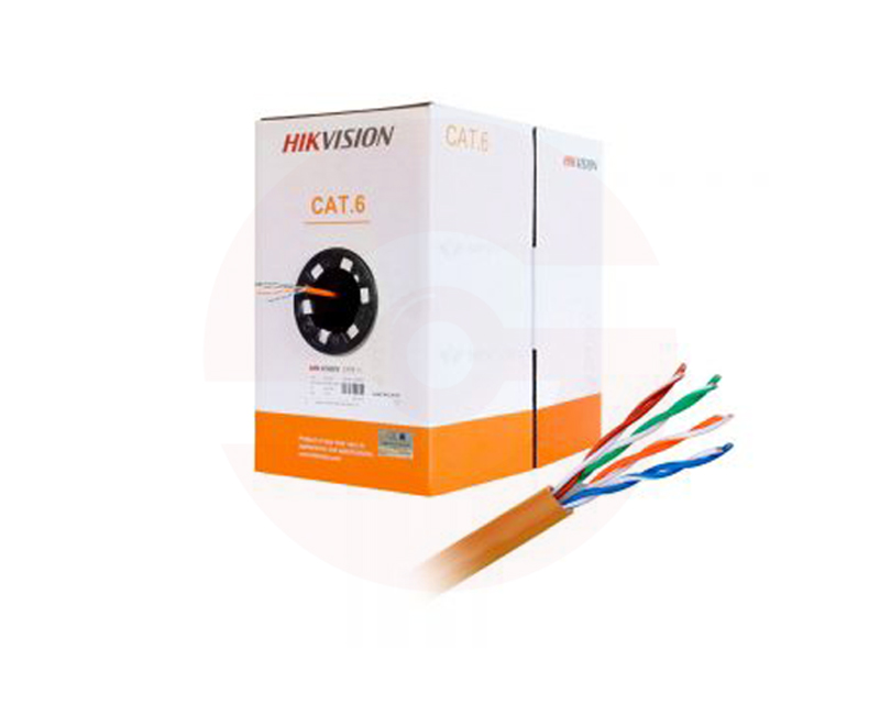 HIKVISION-DS-1LN6-UU-CAT6 UTP Network Cable (Solid Copper, 0.55 mm ...