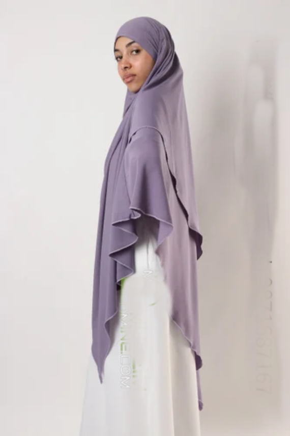 3 layers Khimar Abeerah | Ready to wear Hijab | Full naqab | Daraz.pk