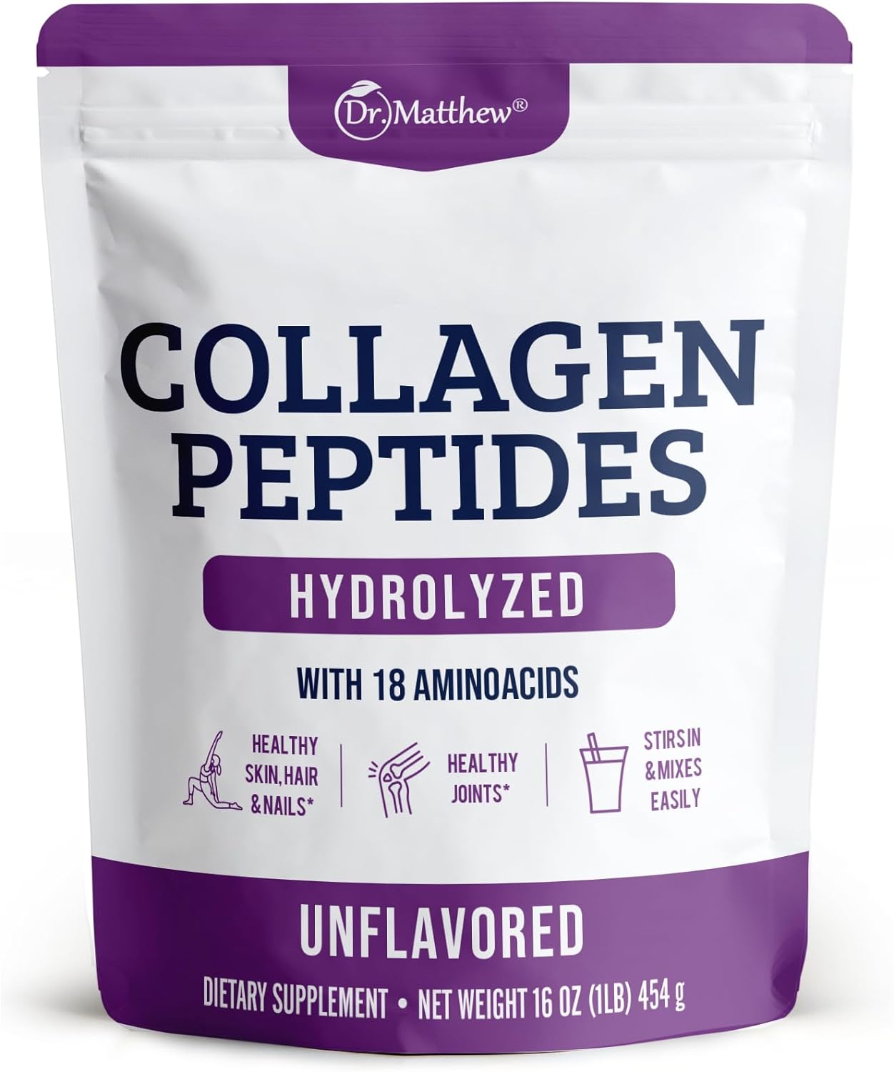 Collagen Protein Powder. Grass Fed Collagen Powder for Women & Men ...