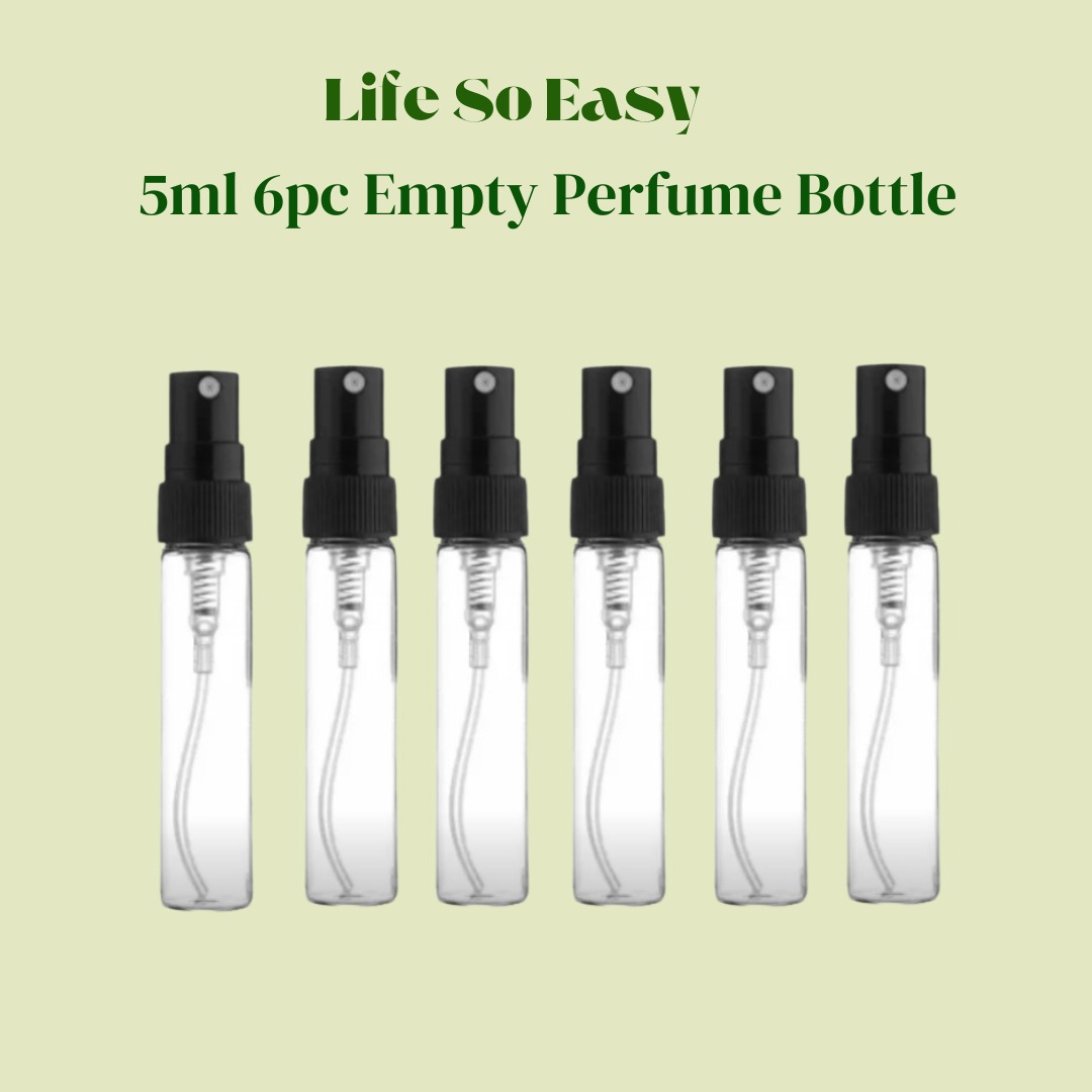 Pocket-Sized 5ml Perfume Mist Spray Bottle - Refillable Mini Travel ...