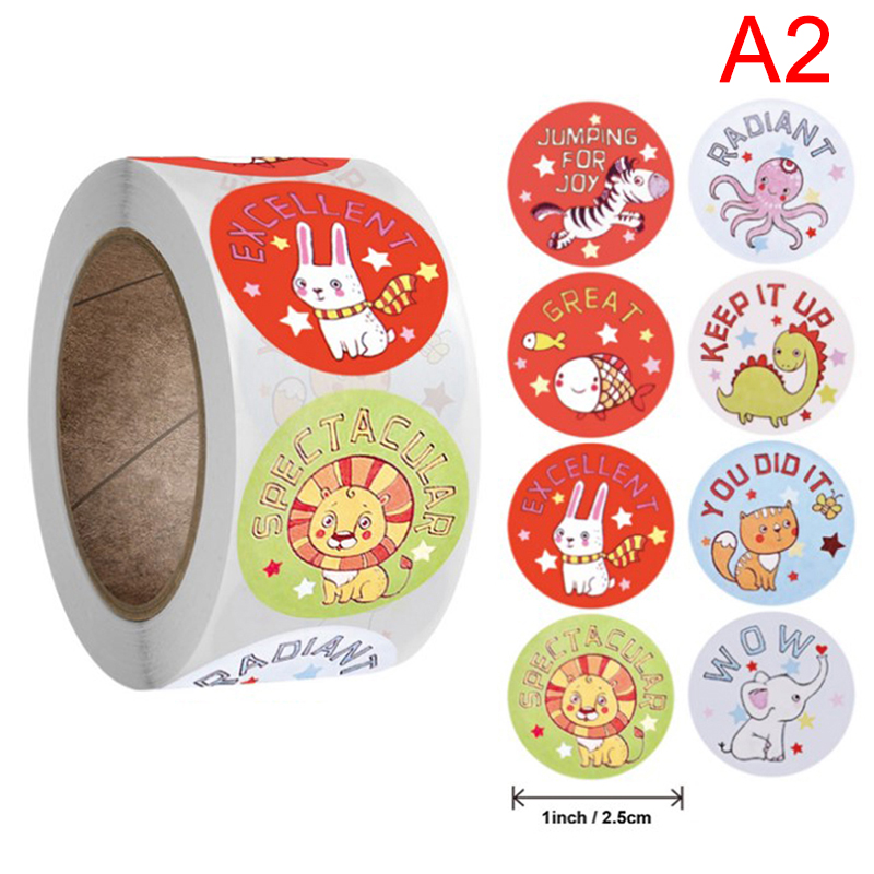 500pcs animals for teacher students encouragement kids motivational ...