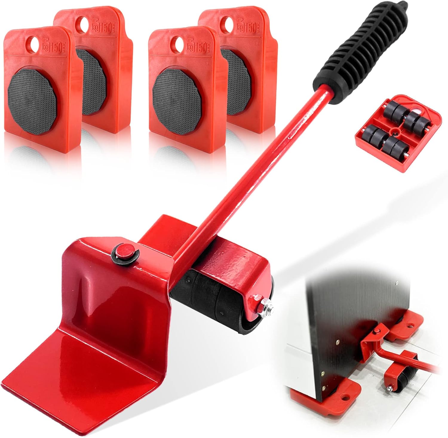 5 in 1 Furniture Moving Tool Heavy Object Mover Furniture Transport ...