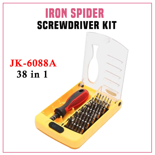 IRON SPIDER JK-6088A 38 IN 1 DIY PRECISION SCREW DRIVER SET REPAIR TOOL ...