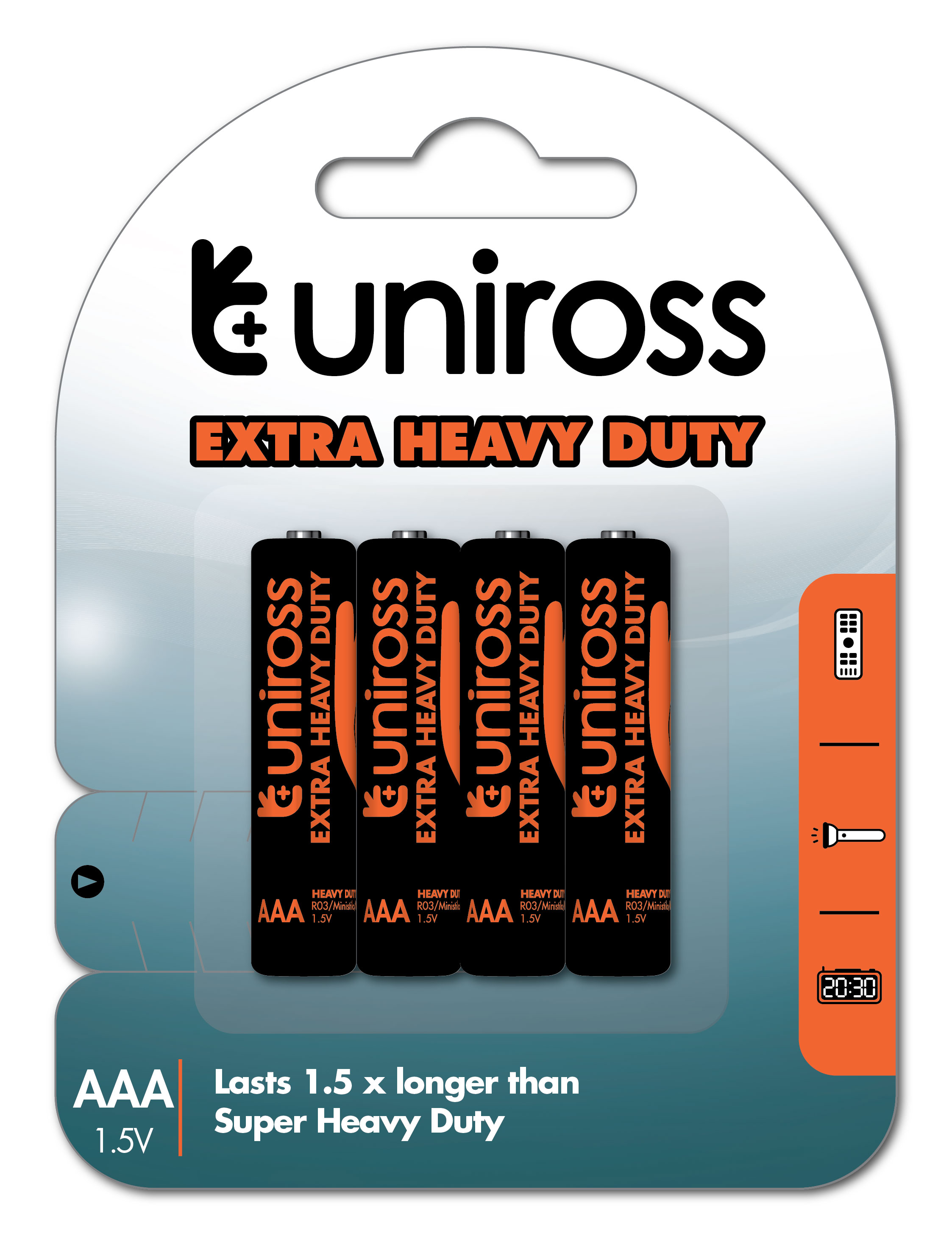 Uniross 4 x AAA Extra Heavy Duty Cells | Daraz.pk