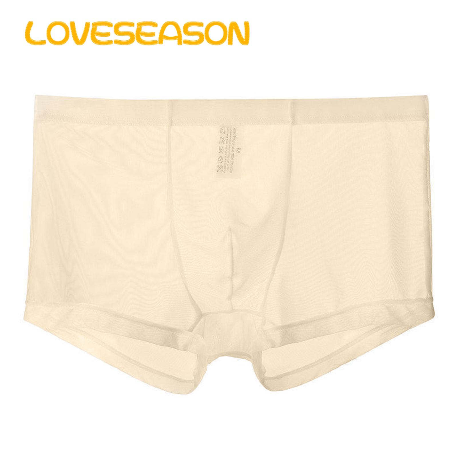 Loveseason Men Club Boxers Breathable Visible Men Underpants | Daraz.pk
