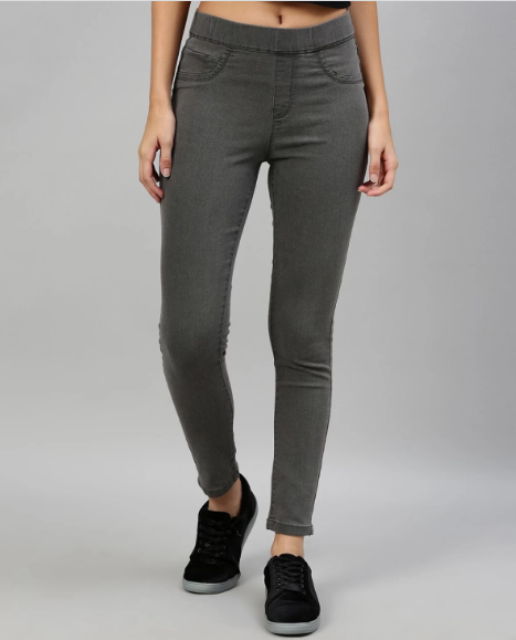 Women's Skinny Stretch Slim Fit Jeggings with Back Pockets | Daraz.pk