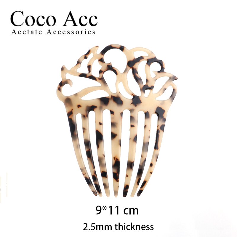 SMALL SIZE Acetate Hair Combs Decorations | Daraz.pk