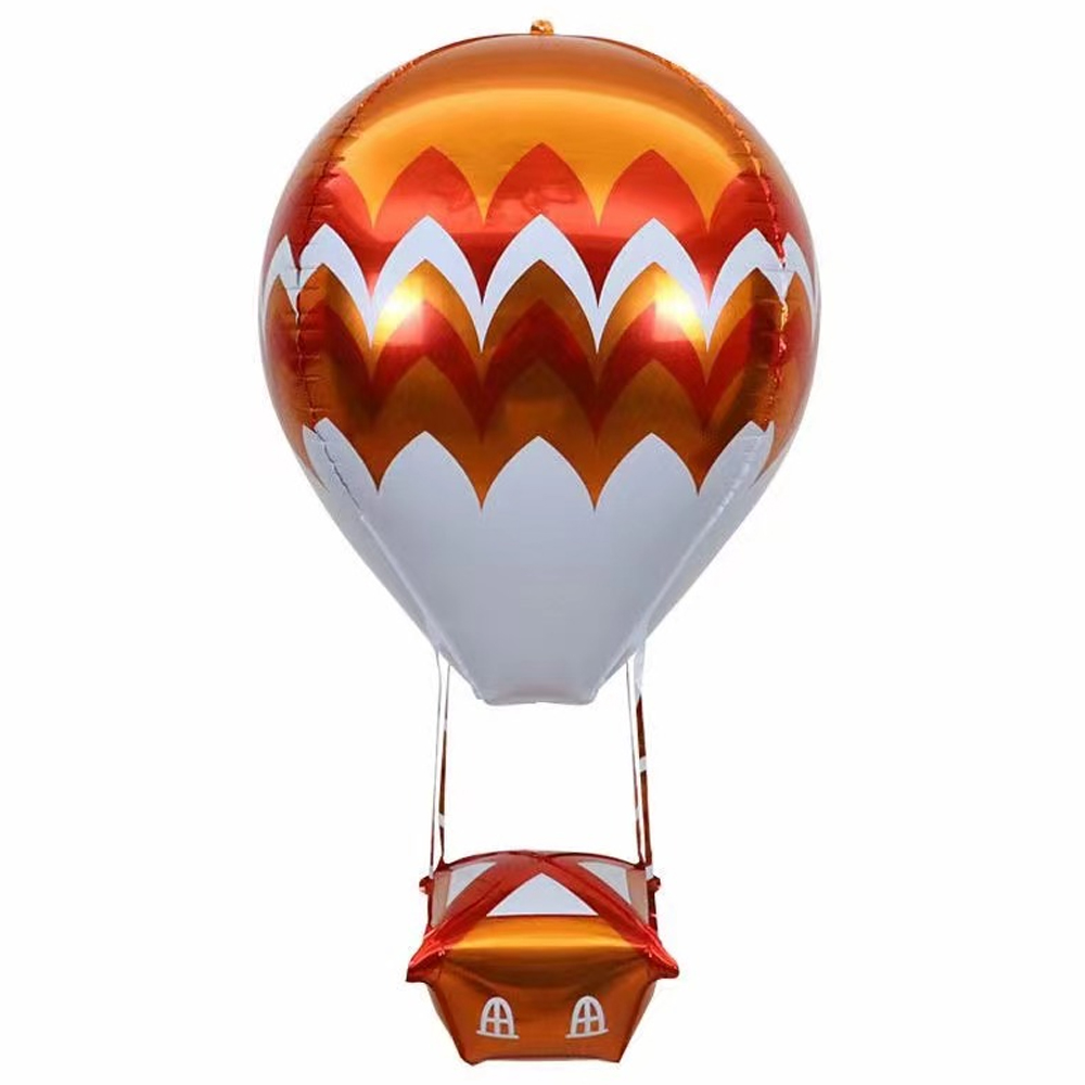 4D Color Hot Air Balloon Aluminum Balloon Helium Balloon Mylar Aluminum ...