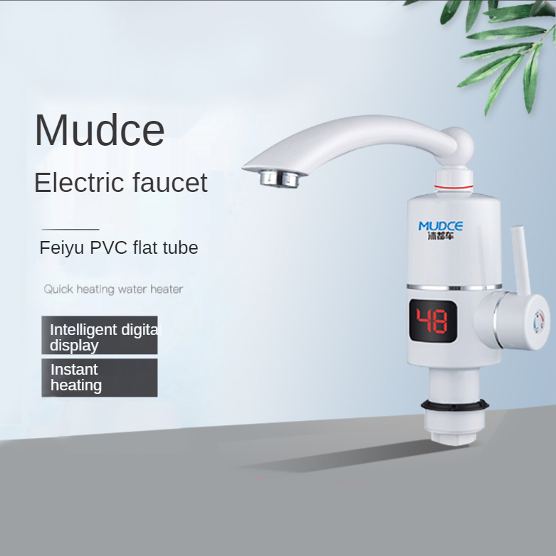 Instant Electric heater Hot Water Tap, tankless geyser heating tab, bathroom tub with digital ...