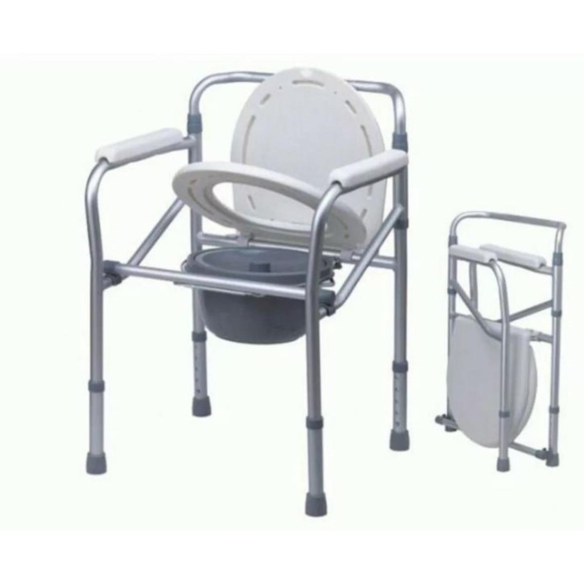 IMPORTED CHINA STEEL Folding Commode Chair and Toilet | Daraz.pk