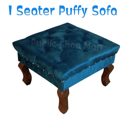 Sofa 1 Seater Tufted Stool New Stylish Modern Design Colour Can be ...