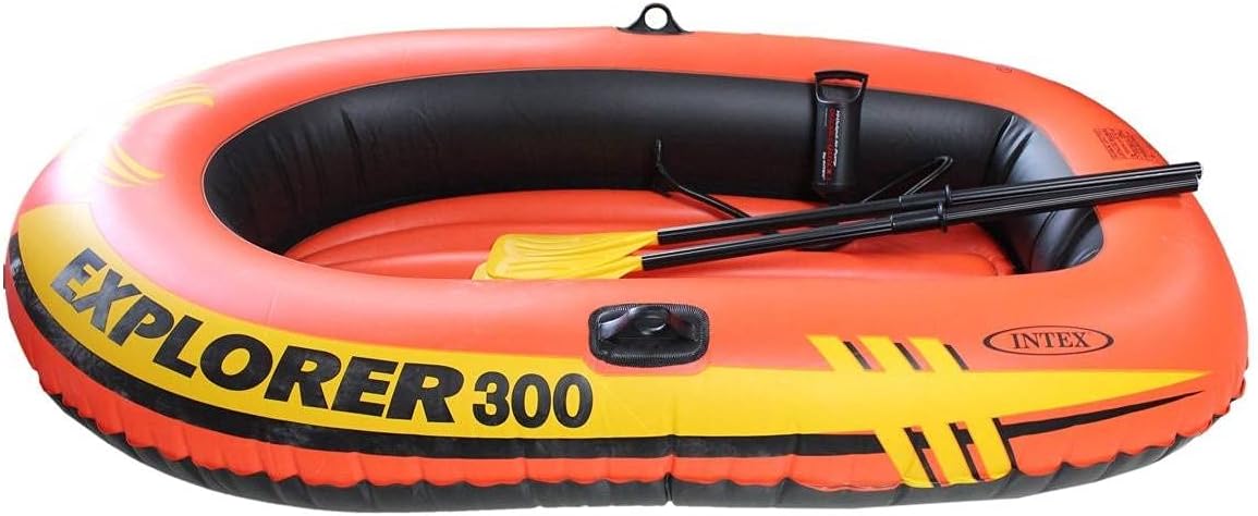 Intex Explorer 300 Boat (83" X 46" X 16" ) Set | Daraz.pk