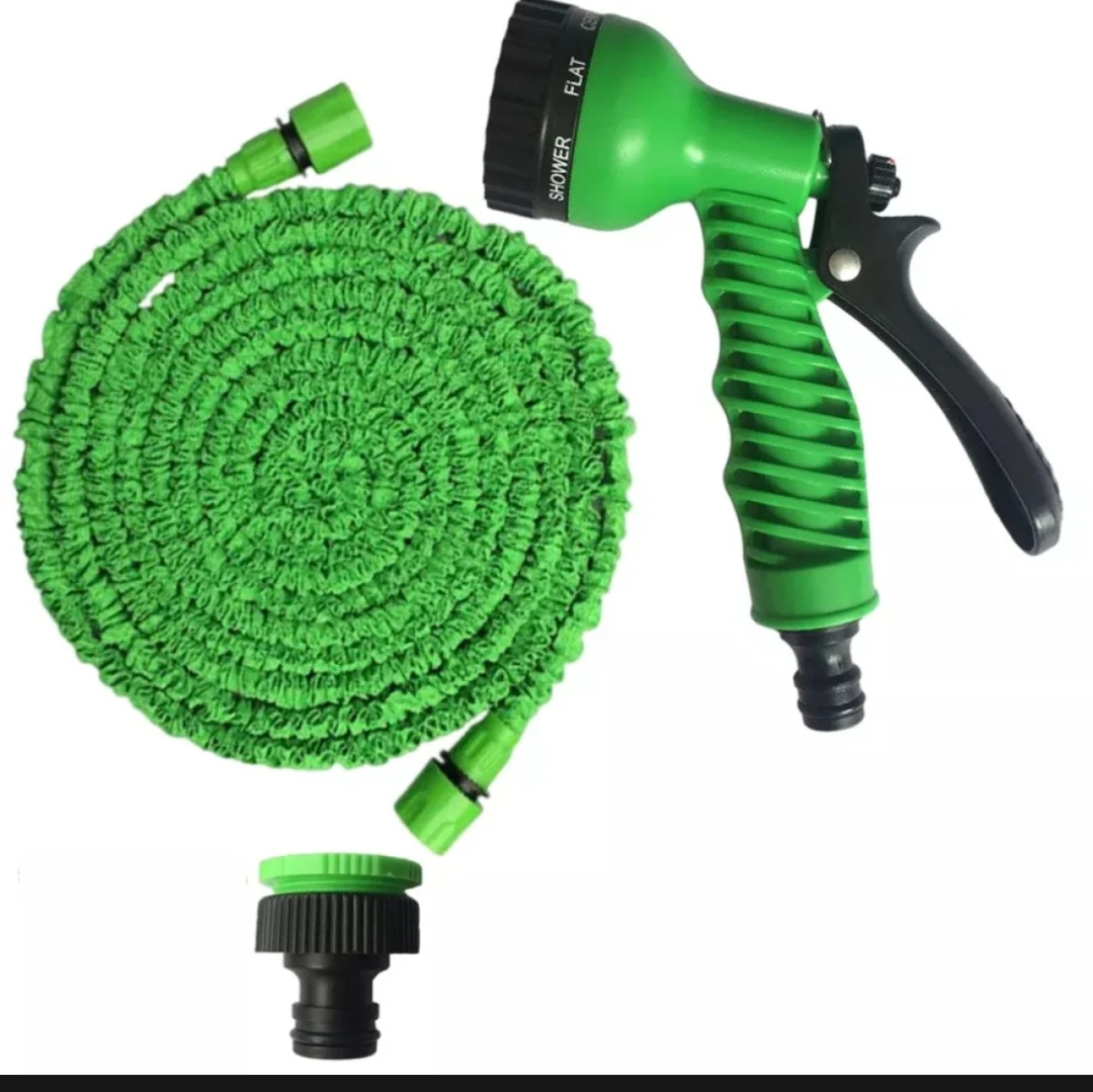 100ft Expandable Flexible Magic Water Hose Pipe With Spray Nozzle ...
